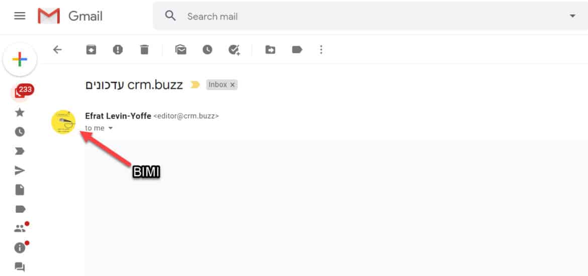 לוגו באימייל - BIMI LOGO ואיך להטמיע אותו - crm.buzz