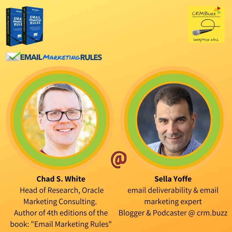 ראיון עם Chad S. White מחבר הספר Email Marketing Rules | crm.buzz